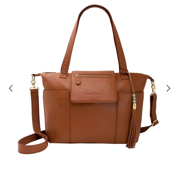 Lily Jade | Bags | Lily Jade Leather Convertible Madeline Diaper Bag ...